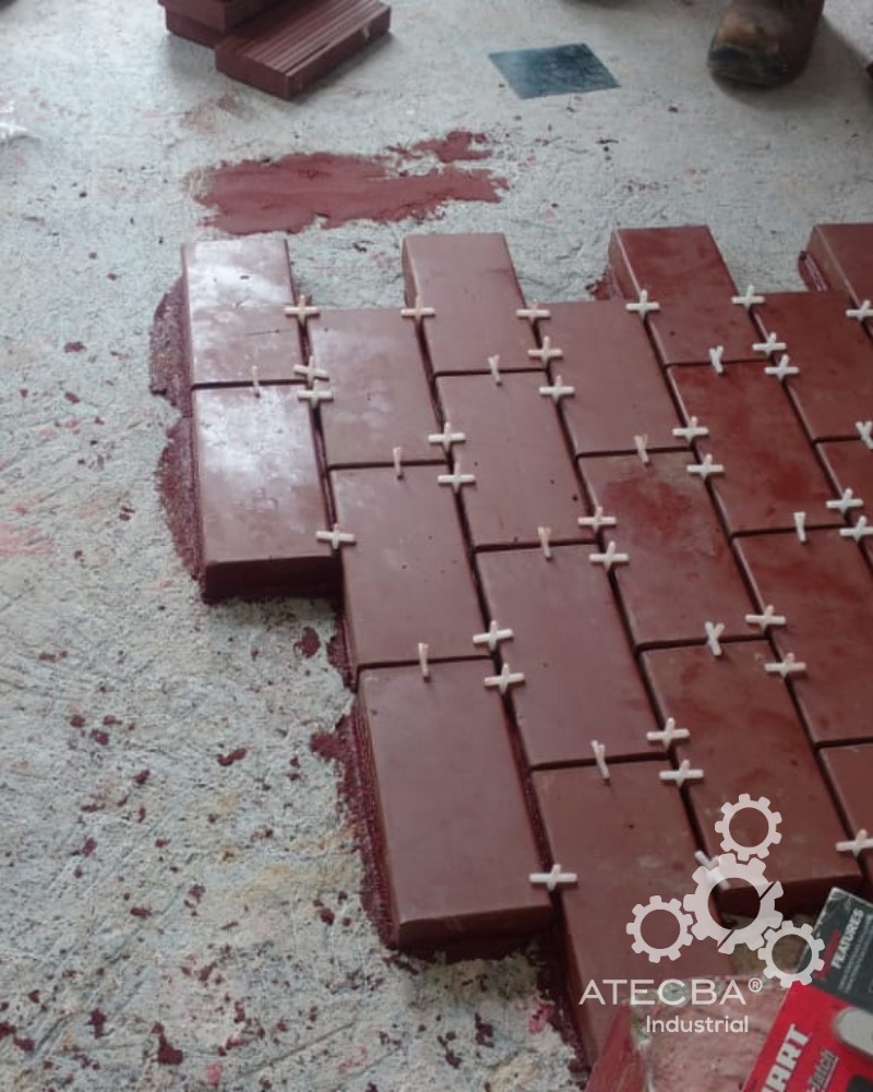 Atecba | Sistema de loseta industrial REGAME, KLINKER, LOSETA ANTIACIDA, pisos y suelos ...